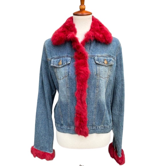 Rag | Jackets & Coats | Vintage 9s Y2k Rag Womens Xl Fits Sm Denim Real ...